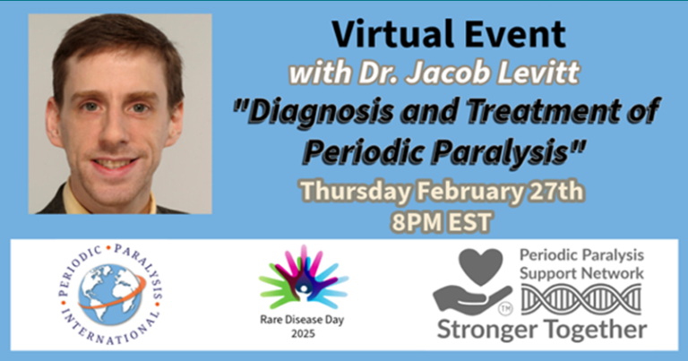 Webinar 2025 - Periodic Paralysis International